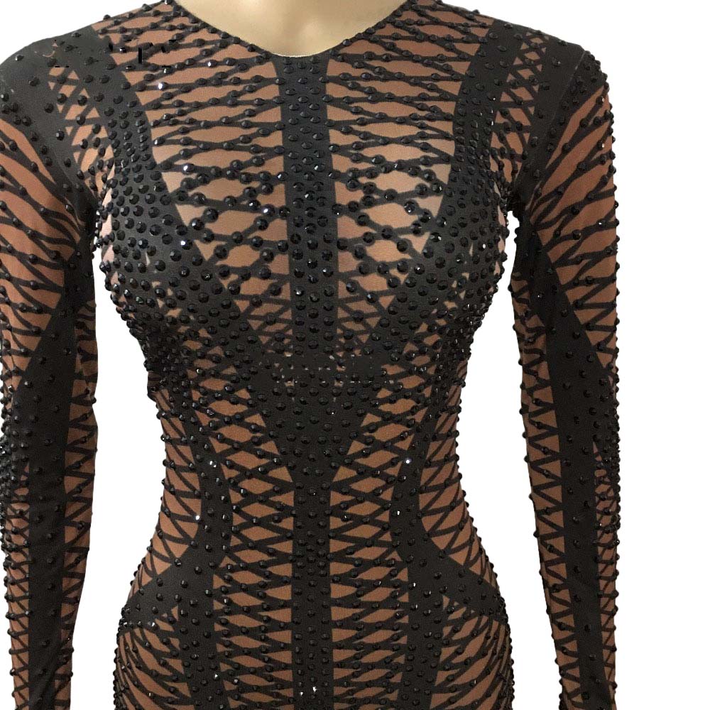 Osiris Dance Costume Performance Outfit Black bodysuit latin dance ...